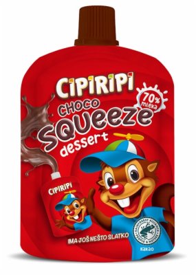 DESSERT SCHOKO SQUEEZE 90G CIPIRIPI
DESSERT SCHOKO SQUEEZE 90G CIPIRIPI