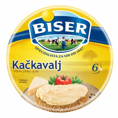 SIR TOPLJENI KACKAVALJ BISER 140G
SIR TOPLJENI KACKAVALJ BISER 140G