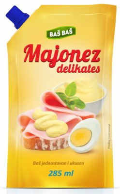 MAJONEZ DELIKATES BAS BAS 285ML DOJPAK
MAJONEZ DELIKATES BAS BAS 285ML DOJPAK