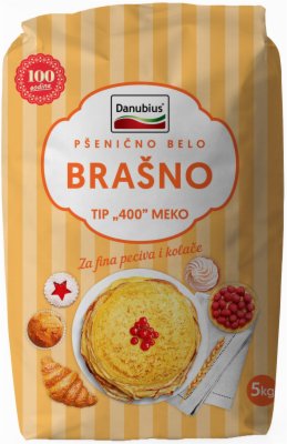 BRAŠNO PŠENIČNO TIP-400 MEKO DANUBIUS 5KG
BRAŠNO PŠENIČNO TIP-400 MEKO DANUBIUS 5KG