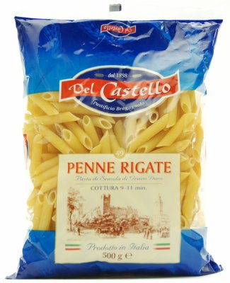 TESTENINA PENNE RIGATE DEL CASTELLO 500G
TESTENINA PENNE RIGATE DEL CASTELLO 500G