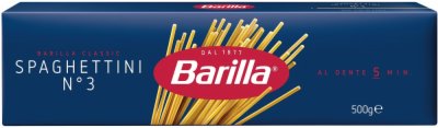 TESTENINA ŠPAGETE N.3 BARILLA 500G
TESTENINA ŠPAGETE N.3 BARILLA 500G