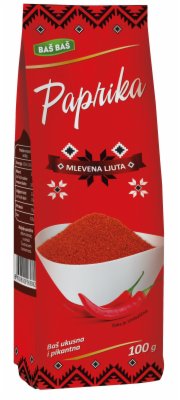 PAPRIKA MLEVENA LJUTA BAŠ BAŠ 100G
PAPRIKA MLEVENA LJUTA BAŠ BAŠ 100G