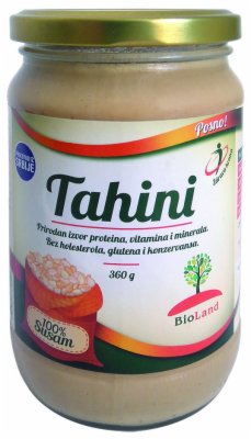 NAMAZ TAHINI 360G BIOLAND
NAMAZ TAHINI 360G BIOLAND