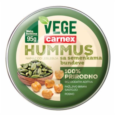 NAMAZ HUMMUS SA SEMENKAMA BUNDEVE 95G CARNEX
NAMAZ HUMMUS SA SEMENKAMA BUNDEVE 95G CARNEX