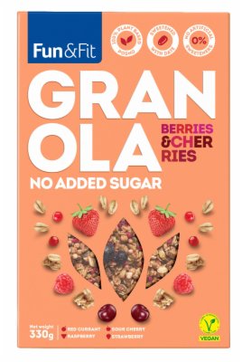 GRANOLA CRVENO VOCE 330G FUN&FIT
GRANOLA CRVENO VOCE 330G FUN&FIT