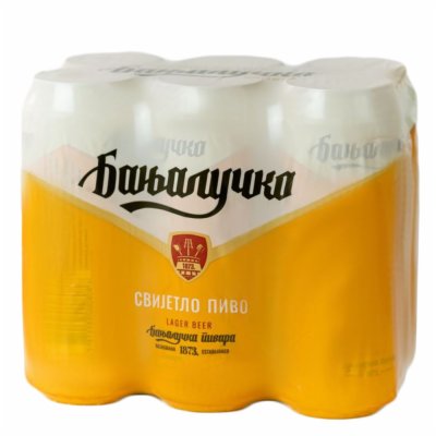 PIVO BANJALUCKO 0.5L 6 PACK (6X0.5L) LIMENKA
PIVO BANJALUCKO 0.5L 6 PACK (6X0.5L) LIMENKA