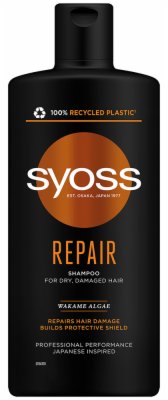 SAMPON ZA KOSU REPAIR 440ML SYOSS
SAMPON ZA KOSU REPAIR 440ML SYOSS