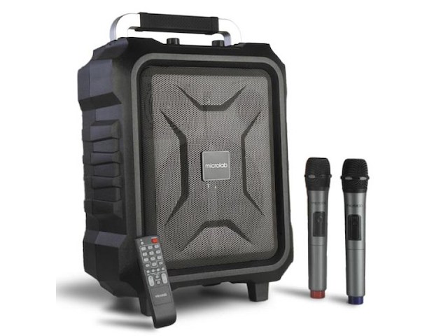 Microlab TL20 karaoke zvucnik 200W, Bluetooth, LED, 12V/4500mAh, Aux, USB, microSD, FM RADIO,Mic*2