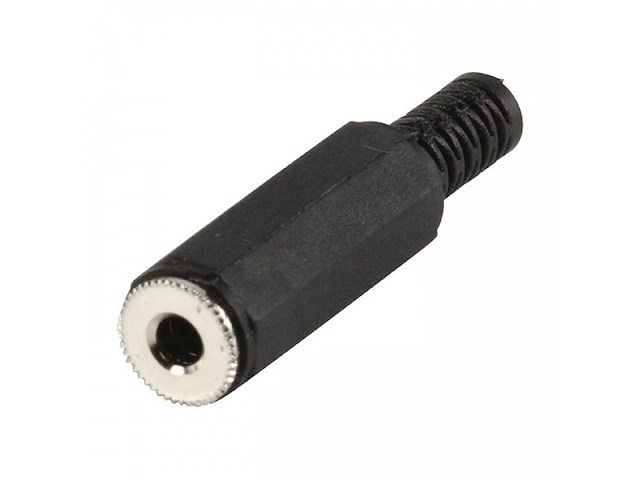 Klink konektor 3.5mm MO F za kabl plastični