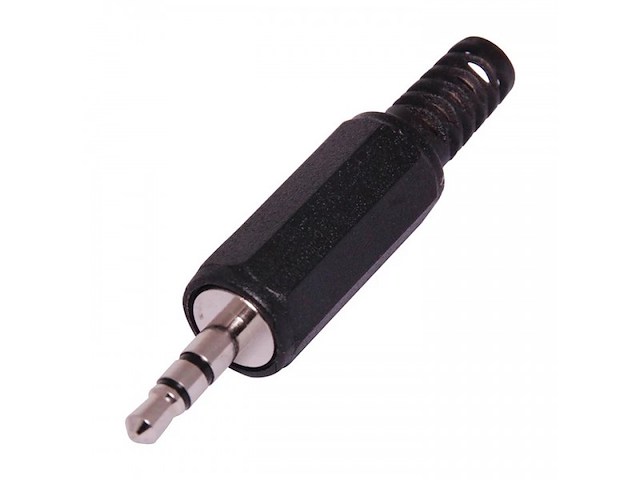 Klink konektor 2.5mm ST M za kabl plastični