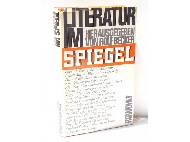 Spiegel Literatur im Herausgegeben von Rolf Becker