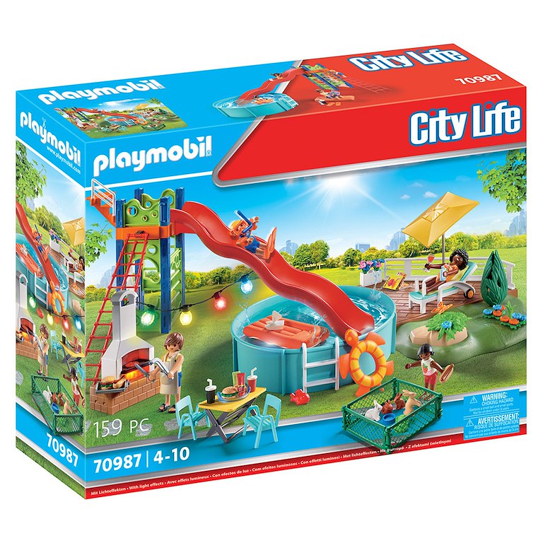 Playmobil City Life Zabava na bazenu 70987 – 34378