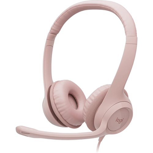 Logitech H390 Rose USB slušalice sa mikrofonom | 981-001281