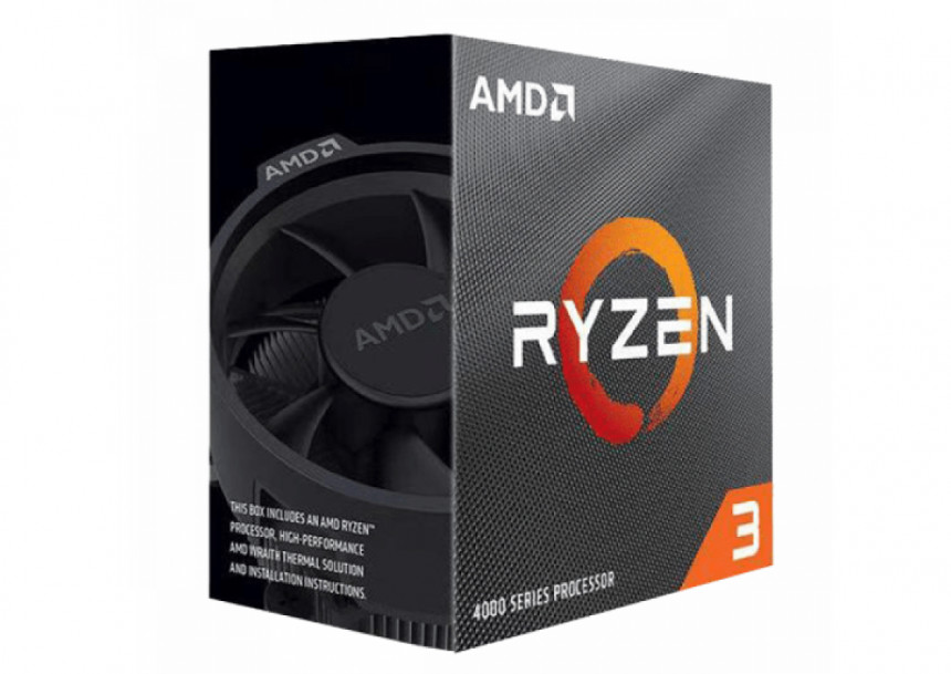 CPU AM4 Ryzen 3 4100, 4C/8T, 3.80-4.00GHz 100-100000510BOX
