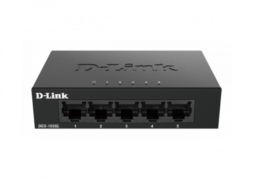 LAN Switch D-Link DGS-105GL 10/100/1000 5port Metal Gigabit