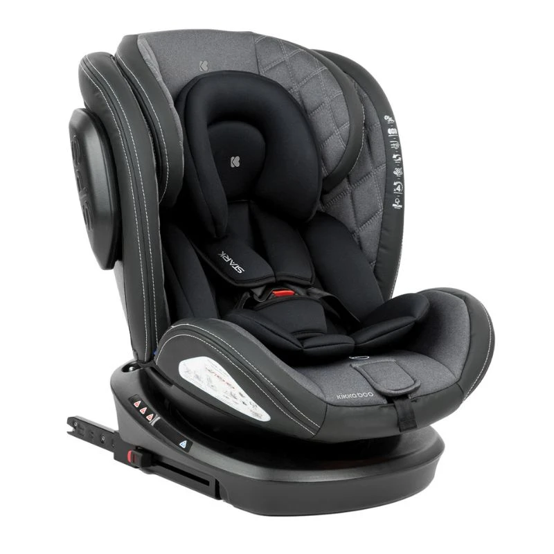 Kikka Boo autosedište Stark Dark Grey, 0-36kg Isofix