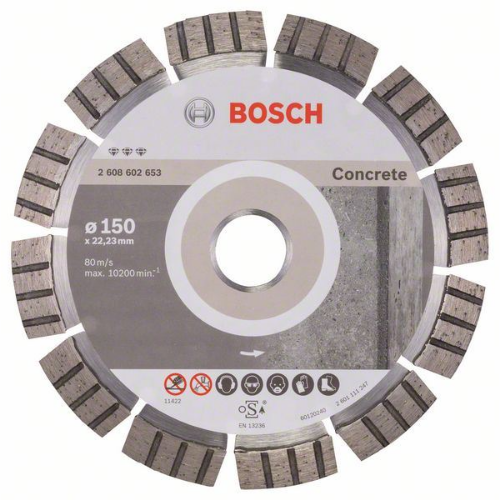 Bosch Concrete dijamantska rezna ploča 150x22,23x12 mm