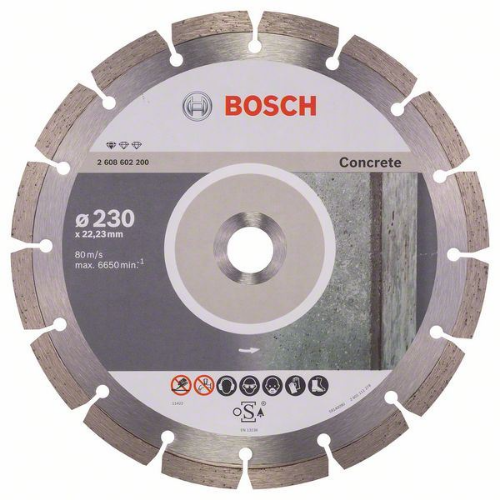 Bosch Concrete230 dijamantska rezna ploča 230x22,23x10 mm
