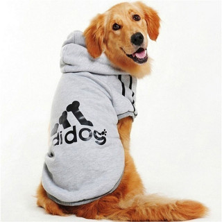 Adidog - udobni duks za kućnog ljubimca u sivoj boji