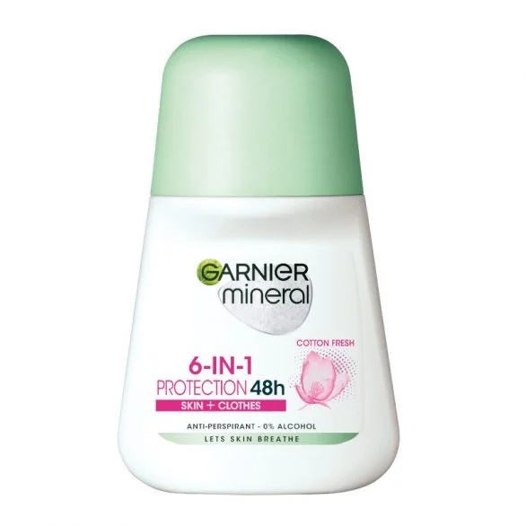 Garnier 6u1 protection cotton roll-on 50ml