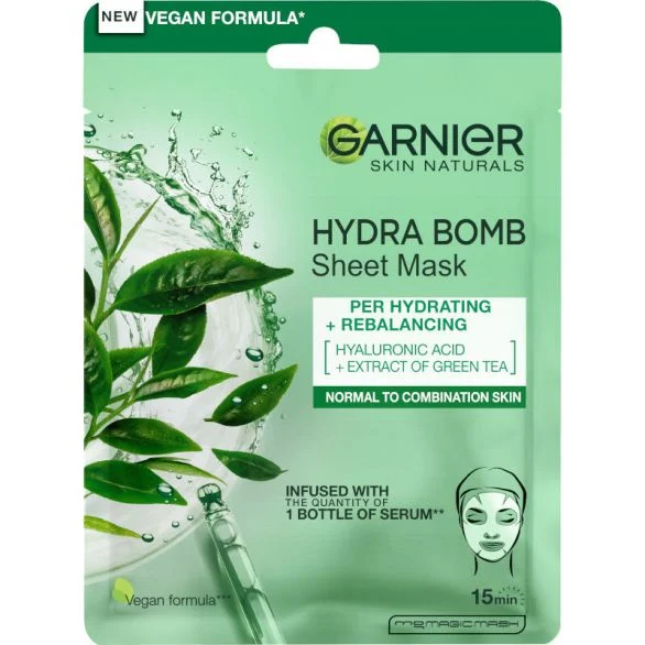 Garnier maska za lice u maramici green tea 28g