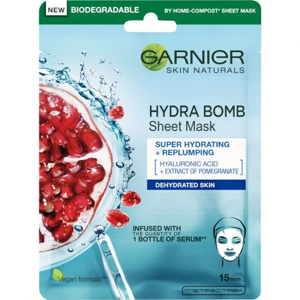 Garnier maska za lice u maramici aqua bomb 28g