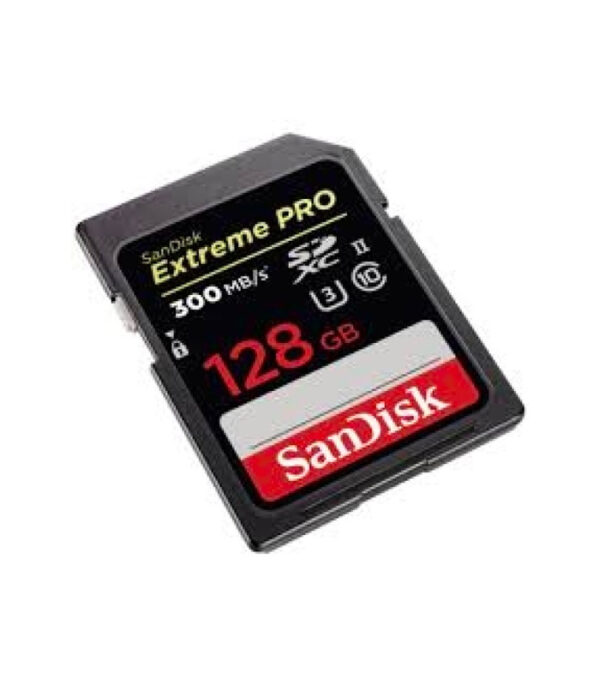 SanDisk Extreme PRO 128GB SDXC 300MB/s UHS-II Class 10 V90