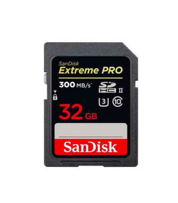 SanDisk Extreme PRO 32GB SDHC 300MB/s UHS-II Class 10 V90