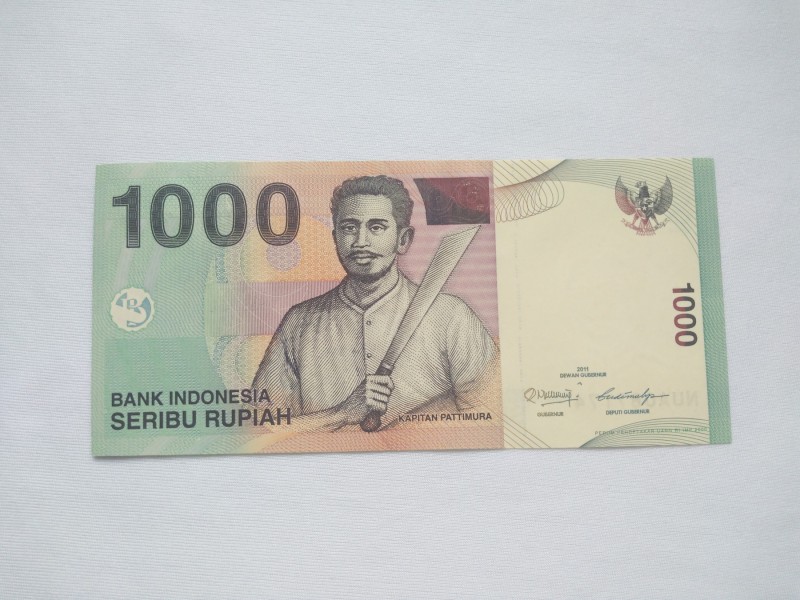 Indonezija 1.000 rupija,2011 god.UNC