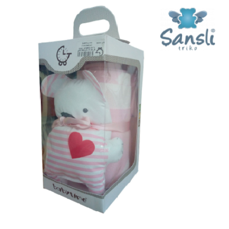 Prekrivač za bebe i igračka ROZE Sansli bt1938.1