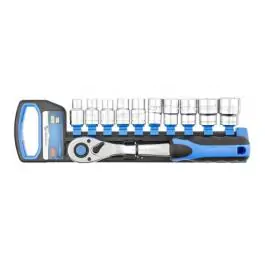 Hogert Set nasadnih ključeva sa račnom 1/2″ CrV čelik, 72 T 11 kom