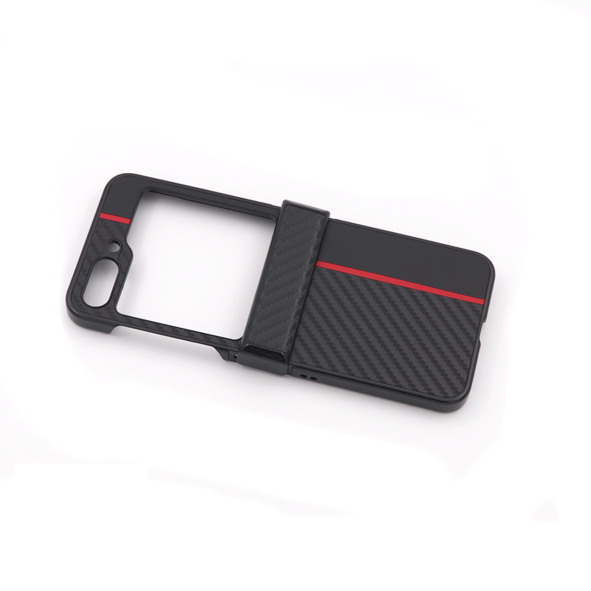 PC CARBON for SM-F731B (Galaxy Z Flip 5) crno-crvena