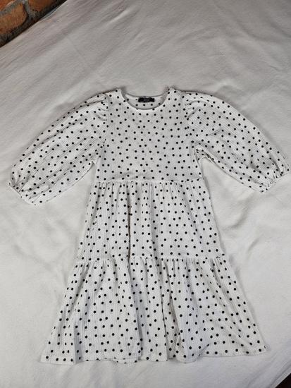 Bershka midi haljina sa 3/4 rukavima