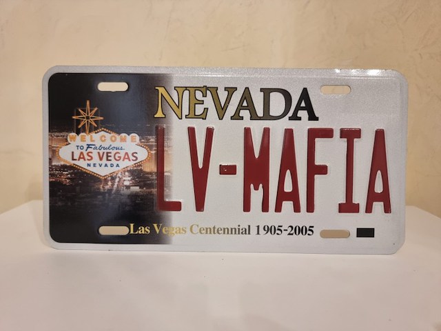 Ukrasna tablica Nevada LV-MAFIA