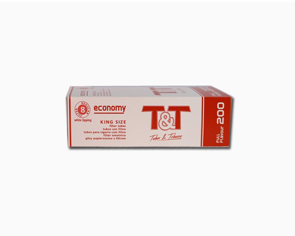 T&T Tobacco&Tubes 200 White 15mm