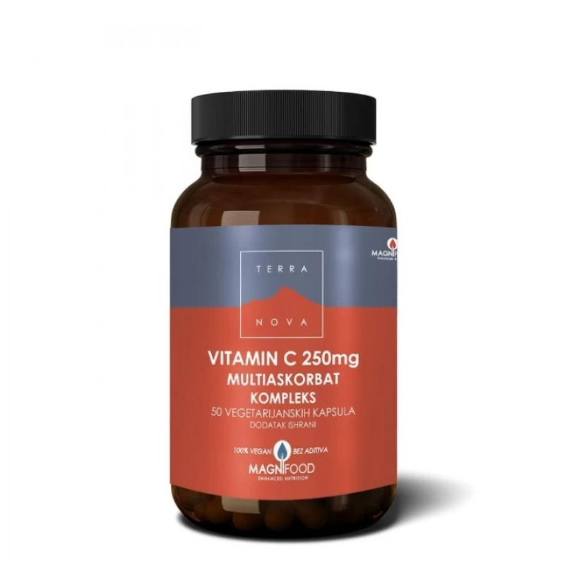 TERRANOVA VITAMIN C 250MG MULTIASKORBAT, 50 KAPSULA