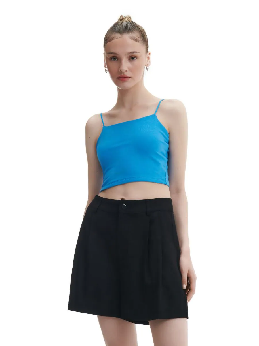 Plavi crop top