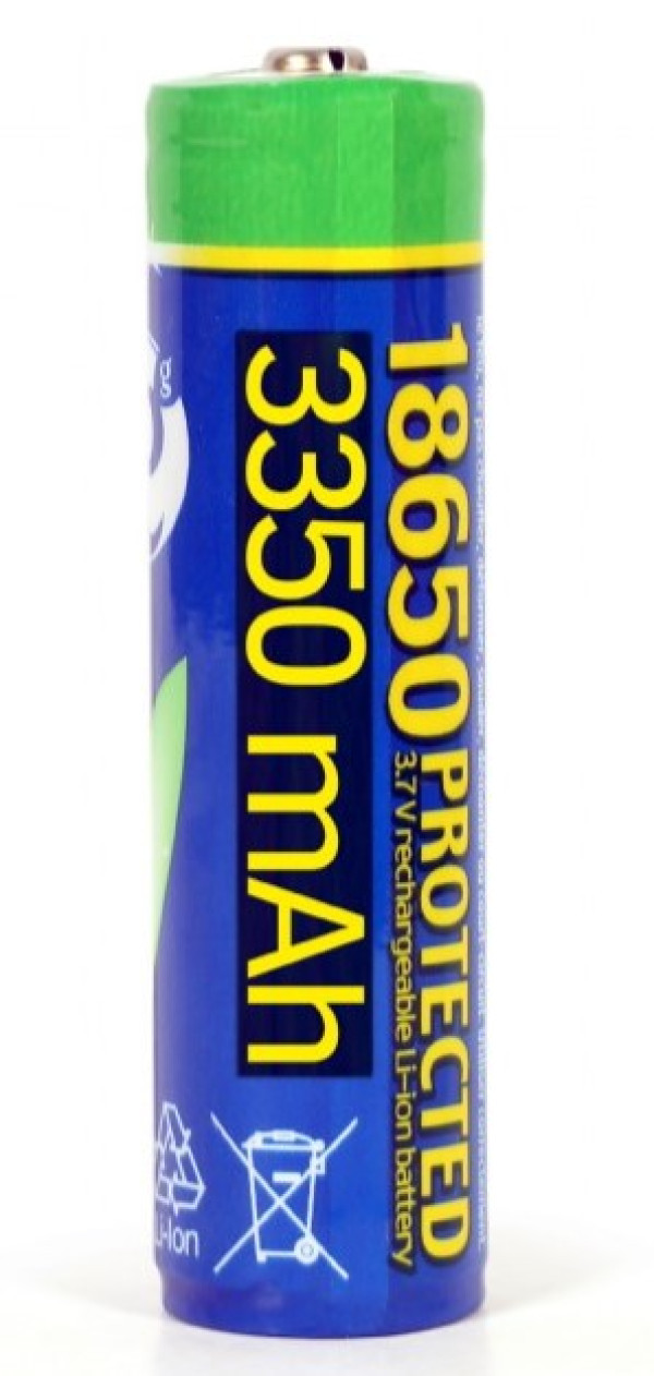 EG-BA-18650/3350 ENERGENIE Lithium-ion 18650 battery, protected, 3350 mAh