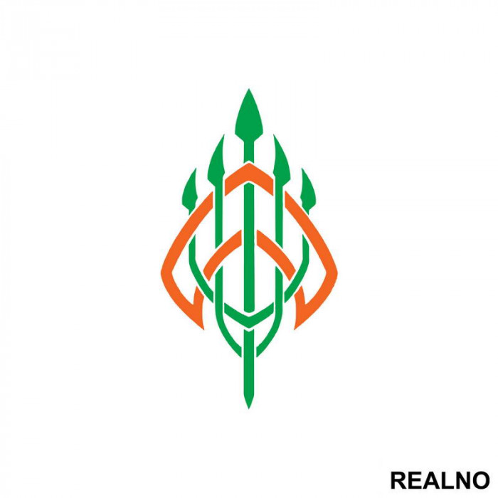 TRIDENT LOGO - AQUAMAN - NALEPNICA