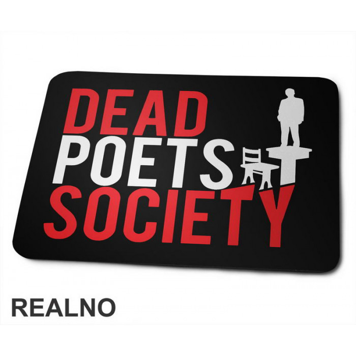 DEAD POETS SOCIETY - WHITE AND RED - PODLOGA ZA MIŠ