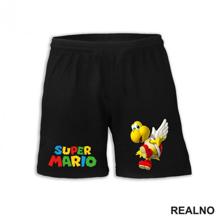 CRVENA LETEĆA KORNJAČA - SUPER MARIO - ŠORC