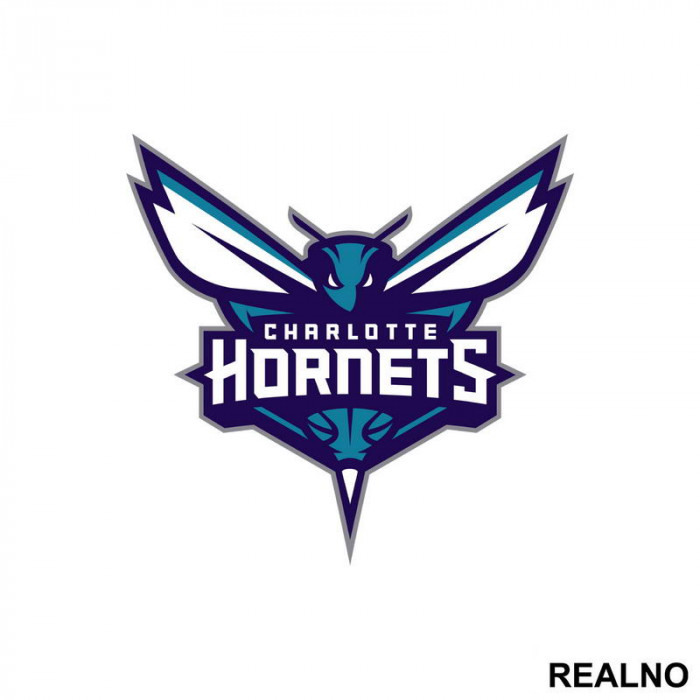 CHARLOTTE HORNETS LOGO - NBA - KOŠARKA - NALEPNICA