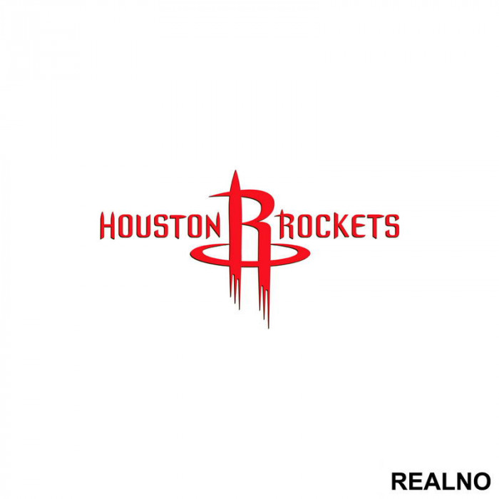 HUSTON ROCKETS LOGO - NBA - KOŠARKA - NALEPNICA