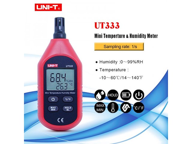 Termohigrometar UT333