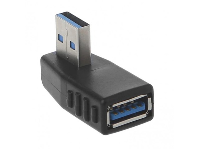 Adapter USB3.0 A M-USB3.0 A F ugaoni levi