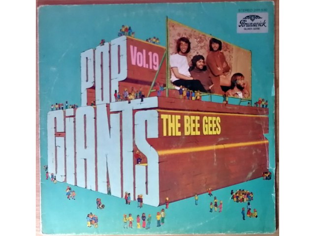LP BEE GEES - Pop Giants (1974) Germany, VG-/VG