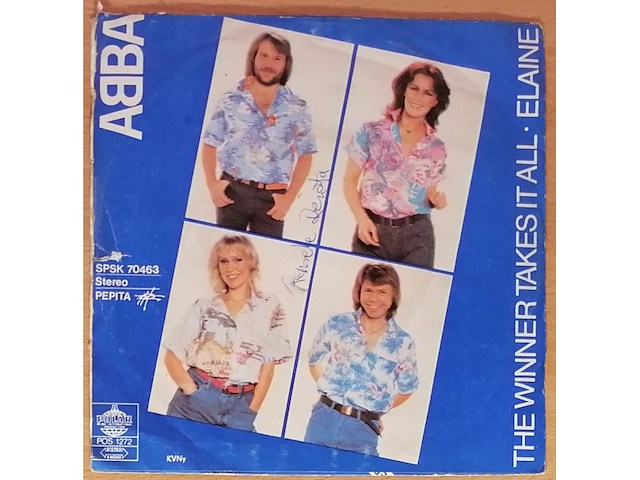 SP ABBA - The Winner Takes It All / Elaine, Hungary