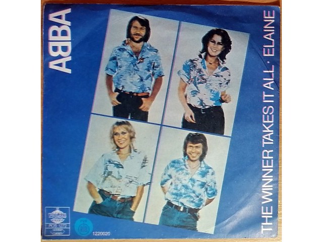 SP ABBA - The Winner Takes It All / Elaine, veoma dobra