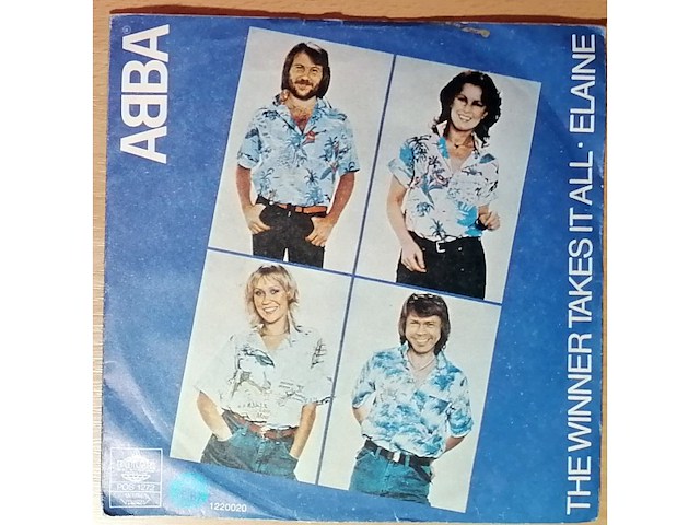 SP ABBA - The Winner Takes It All / Elaine (`80) VG/VG+